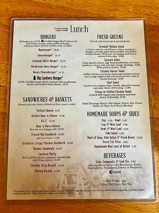 This menu is a love letter to classic American cuisine. It's like your grandmother's recipe box got a gourmet makeover!