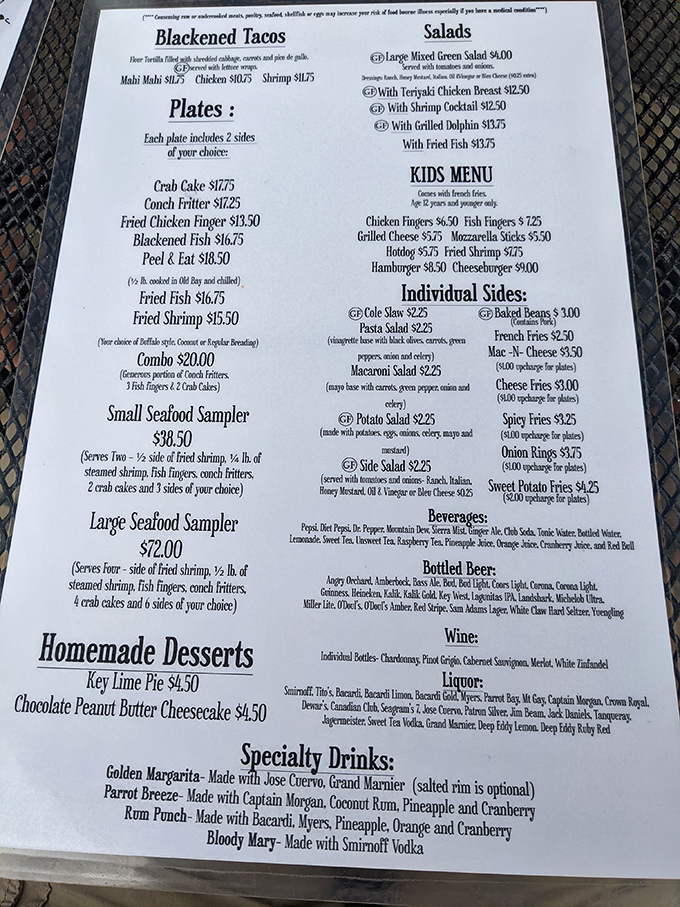 Decisions, decisions! This menu is a roadmap to culinary bliss. Pro tip: bring your appetite and leave your diet at home.
