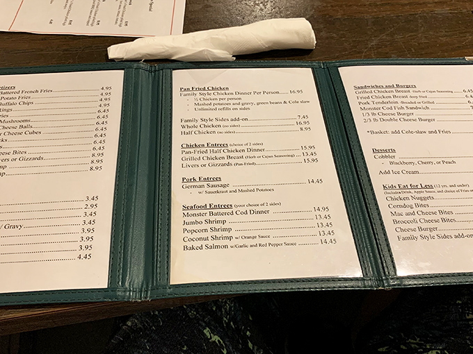 Decisions, decisions! This menu's got more tempting choices than a Netflix queue on a rainy day.