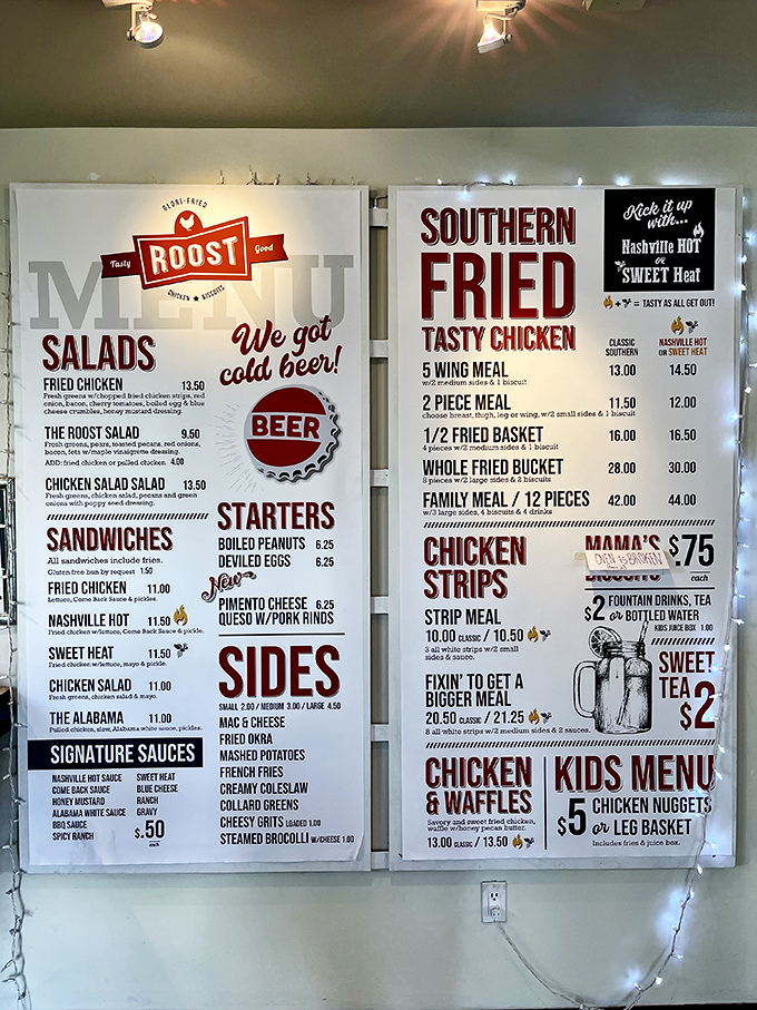 Decisions, decisions! This menu is a roadmap to deliciousness that'll have your taste buds doing the two-step.