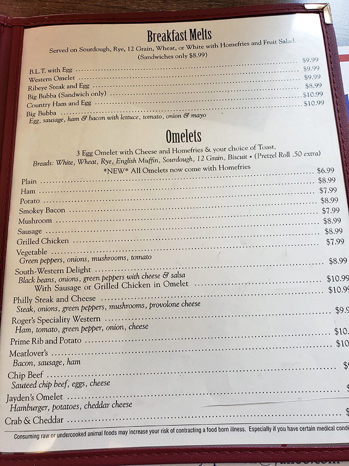 Decisions, decisions! This menu is like a greatest hits album of comfort food classics. Better come hungry!