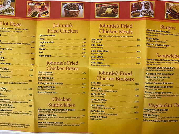Decisions, decisions! This menu is like a greatest hits album of comfort food classics. Pro tip: Bring a friend and share, or prepare for the world's most delicious food coma.