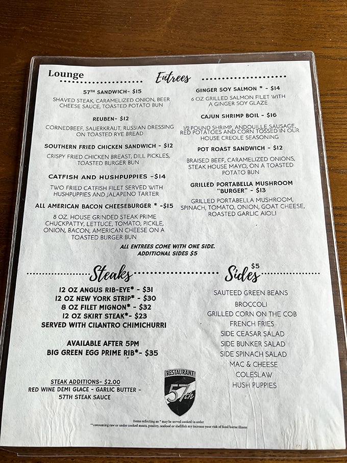 Menu, mission, or treasure map? This culinary roster reads like a delicious dossier of comfort food classics and creative twists.