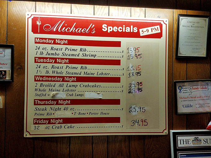 Decisions, decisions! This menu board is like a choose-your-own-adventure novel, where every choice leads to deliciousness.