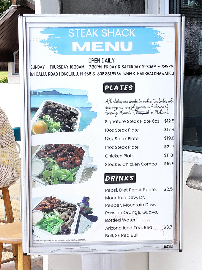 Decisions, decisions! This menu board is like a choose-your-own-adventure book, but every ending is delicious.