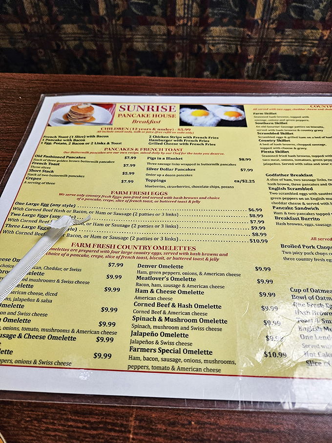Decisions, decisions! This menu is like a choose-your-own-adventure book, but every ending is delicious. Spoiler alert: You can't go wrong.