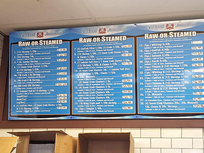 Decisions, decisions! This menu is longer than a whale's grocery list, but oh so tempting.