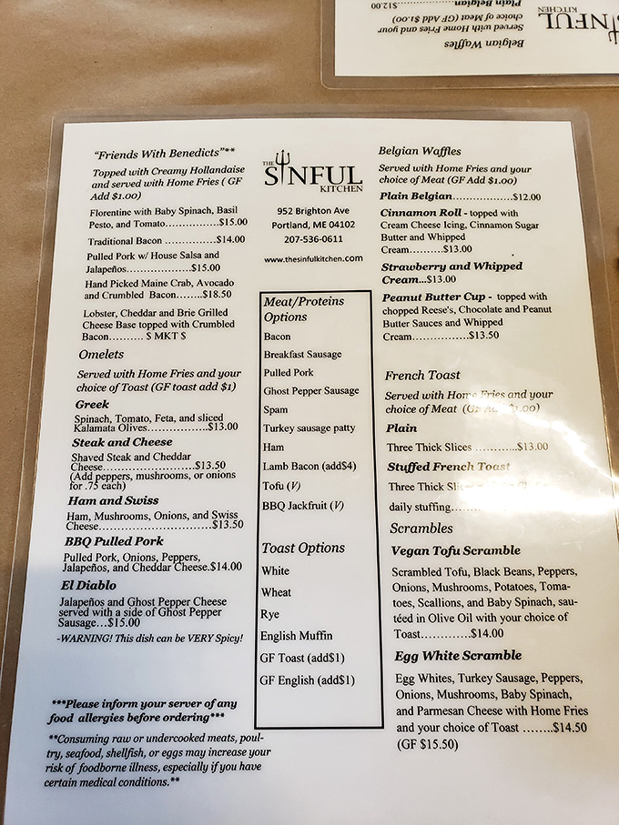 Menu, menu on the wall, who's the fairest breakfast of all? Spoiler alert: It's all delicious.