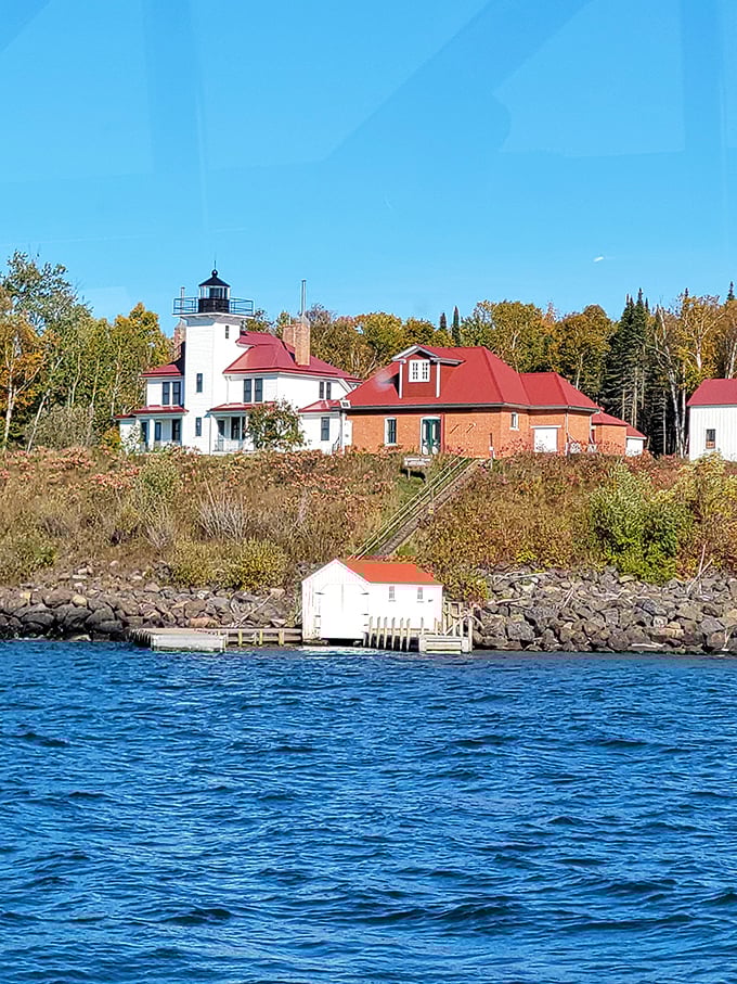 Ahoy, lighthouse lovers! This beacon of history stands prouder than a Packers fan after a touchdown. Lake views included, cheese curds sold separately.