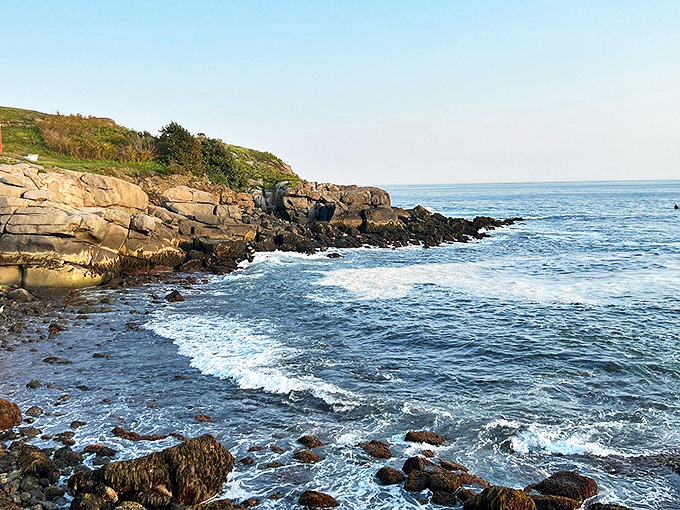 Nature's own rock concert! The waves crash against the shore, creating a symphony that would make Beethoven jealous.