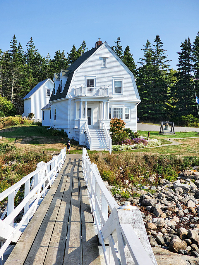 Home sweet lighthouse: This charming keeper's house could make even the most landlubbed soul yearn for a life by the sea.