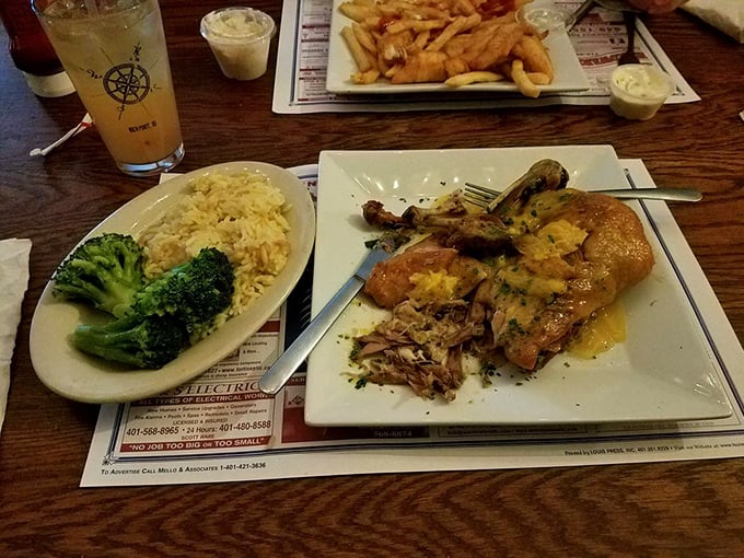 A plate that screams "comfort food" louder than your grandmother at bingo night. Tavern on Main's hearty fare hits all the right notes.