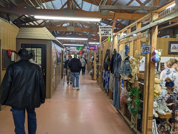 Aladdin's cave or organized chaos? This sprawling interior aisle is a testament to the old saying, "One man's trash is another man's treasure."