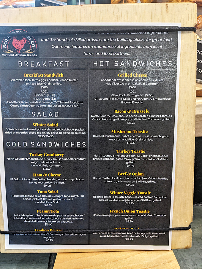 Decisions, decisions! This menu board is like a culinary choose-your-own-adventure novel, where every choice leads to delicious plot twists for your taste buds.