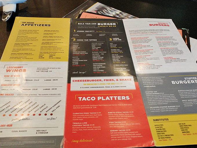Decisions, decisions! This menu is a choose-your-own-adventure novel where every ending is delicious. Spoiler alert: You can't go wrong.