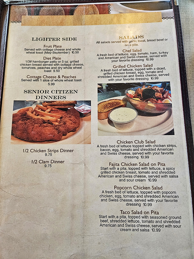 Decisions, decisions! This menu is like a greatest hits album of comfort food classics. Time to put on your eating pants!