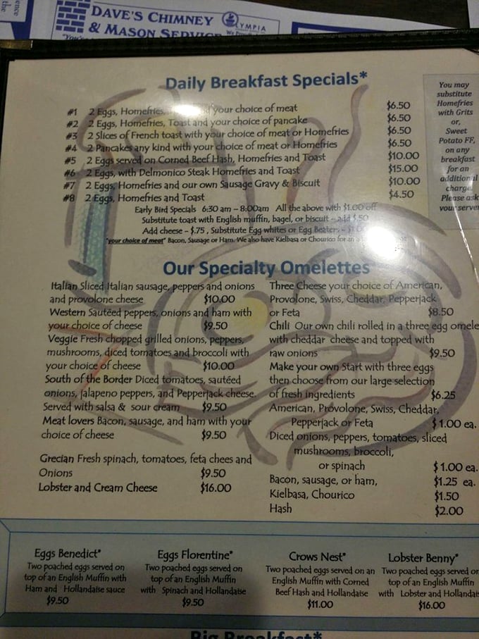 Menu madness! Choosing between these mouthwatering options is like trying to pick a favorite child &ndash; impossible, but deliciously fun.