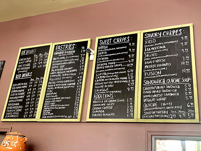 Decisions, decisions! Xielo's menu is a choose-your-own-adventure of culinary delights. Warning: May cause spontaneous drooling.