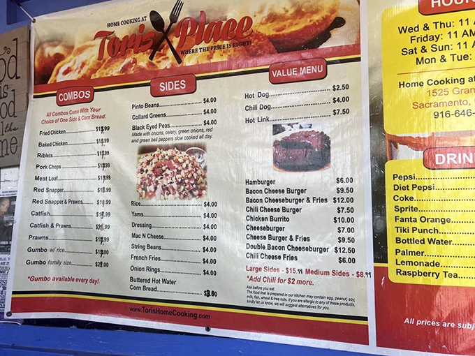 "Menu or treasure map? At Toni's, every dish is an X marking the spot where flavor meets nostalgia. Bring your appetite and leave your diet at the door!"