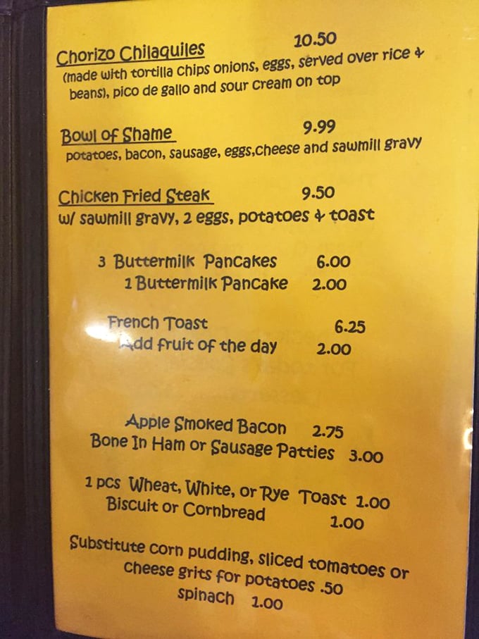 Decisions, decisions! This menu is like a greatest hits album of comfort food classics. Warning: May cause spontaneous mouth-watering.