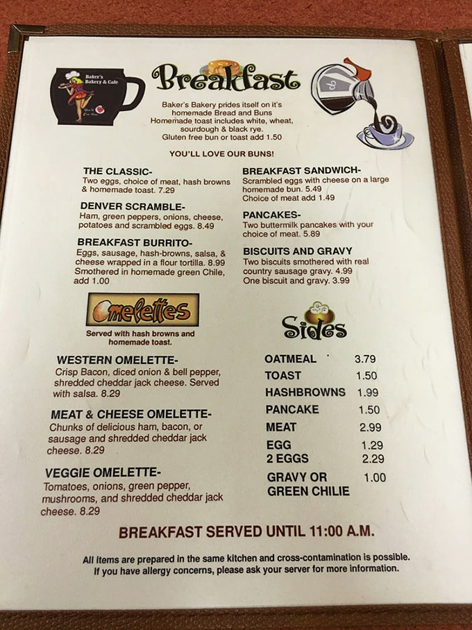 Breakfast of champions or lunch for legends? This menu is a roadmap to culinary bliss, with options that'll make your taste buds do the cha-cha.