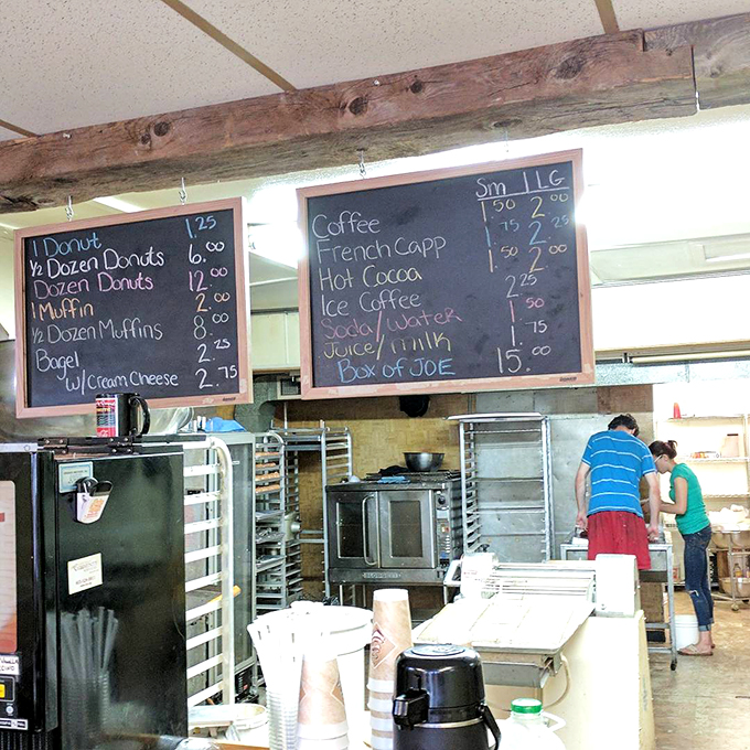 Chalkboard menus: where dreams are written and diets go to die. Simple pleasures at prices that won't glaze over your wallet.