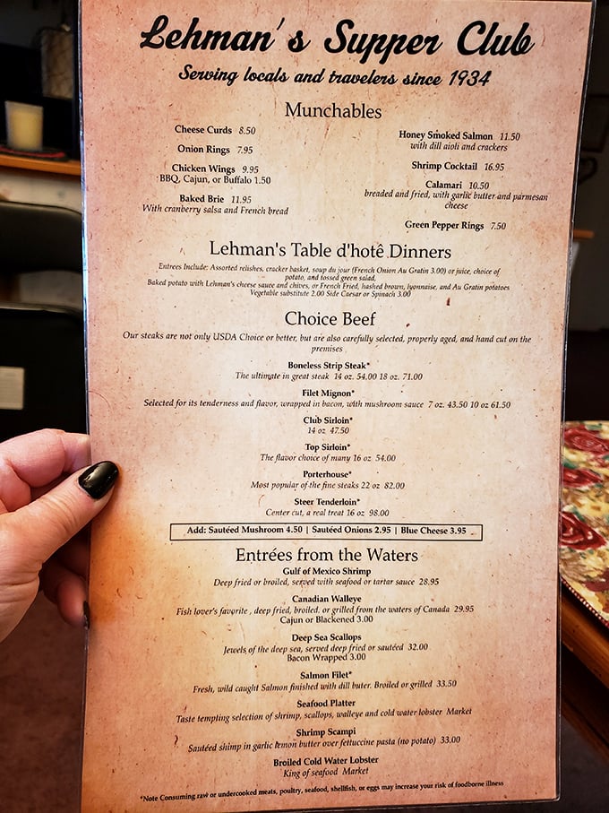 Decisions, decisions! This menu is a carnivore's dream, with enough options to make even the most decisive diner second-guess themselves.