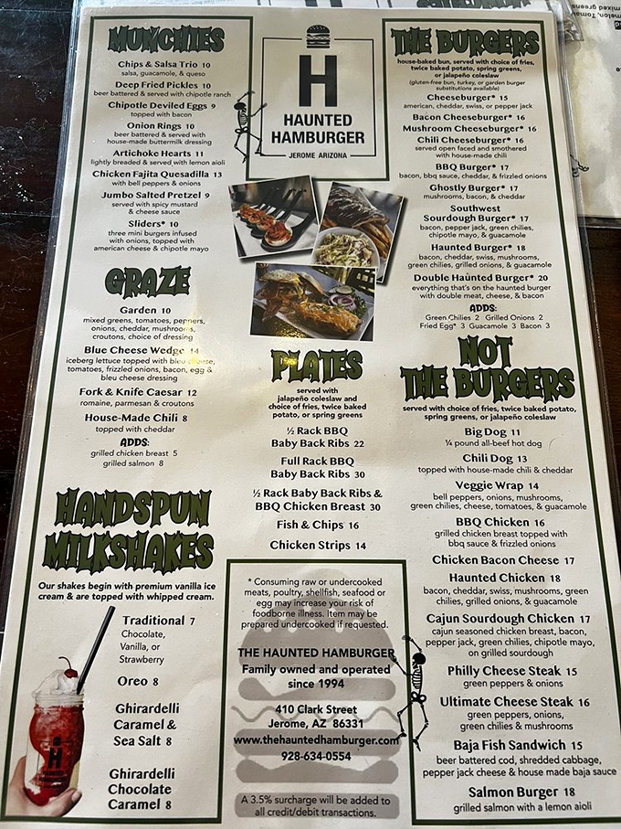 Menu, menu on the wall, who's the hungriest of them all? With options like these, we're all winners in this ghostly gourmet game.