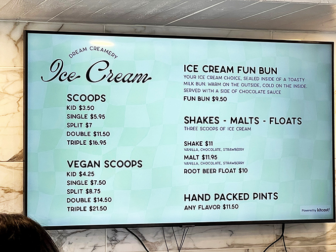 Menu, menu on the wall, who's the creamiest of them all? Spoiler alert: It's everything! From classic scoops to vegan delights, there's a dream for every palate.