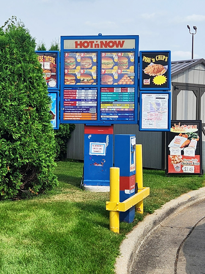 Menu madness! This colorful smorgasbord of choices is like a slot machine for your taste buds. Pull the lever and see what deliciousness you win!