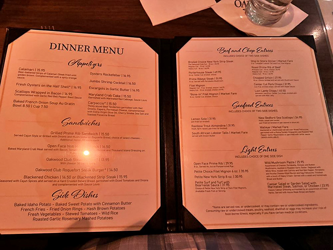 Decisions, decisions! This menu is like a roadmap to gastronomic bliss. Better bring your appetite and sense of adventure!