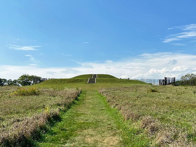 Stairway to Heaven... or just a really good view? Either way, these steps are giving 'Stairmaster' a run for its money.