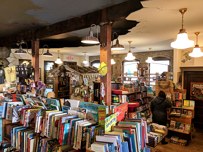 Bookworms, rejoice! These shelves are a treasure trove of literary gems, from picture books to young adult novels. It's like Willy Wonka's factory, but for readers!