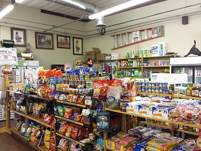 Snack attack? Out West's got your back! From trail mix to Twinkies, this aisle is a carb lover's dream come true.