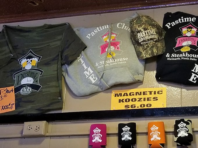 Wear your appetite on your sleeve! The Pastime's merch game is strong, offering everything from t-shirts to koozies. Because nothing says "I conquered a steak" like a souvenir hat.