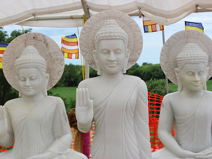 These serene statues aren't just standing around &ndash; they're silently teaching us the art of inner peace.
