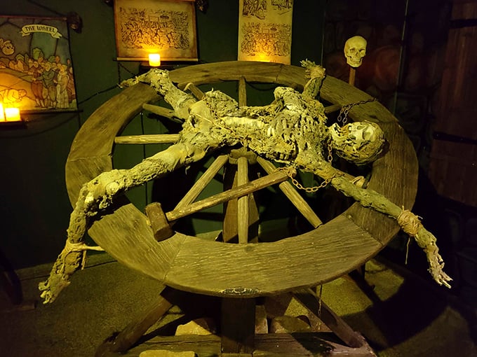 Talk about a bad spin cycle! This wheel of misfortune puts a whole new meaning to "round and round we go."