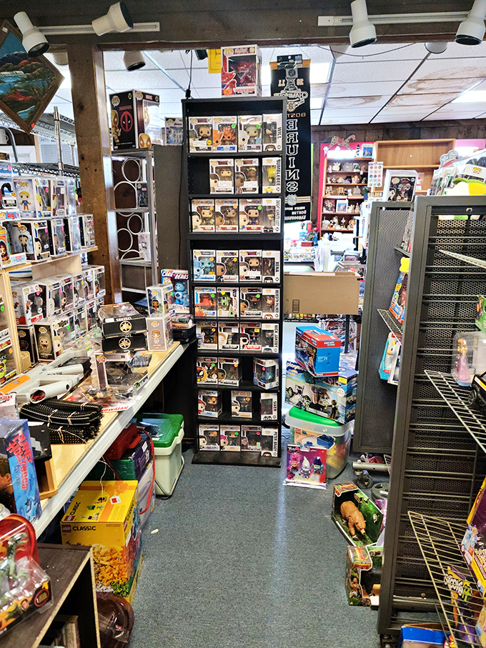 Funko Pop paradise! These adorable big-headed figures are ready to populate your shelves and empty your wallet.