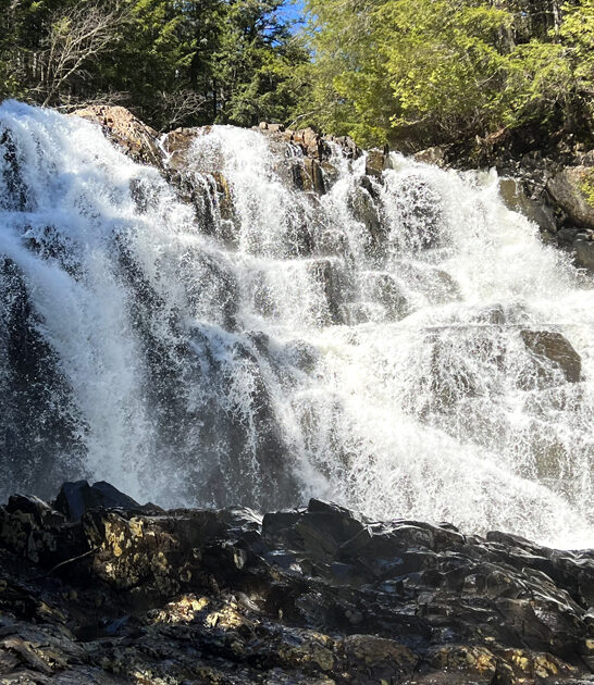 32 foot waterfall maine ftr