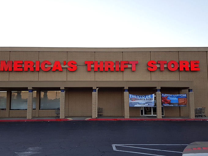 America's Thrift Store: Where patriotism meets penny-pinching in a star-spangled spectacle of savings.