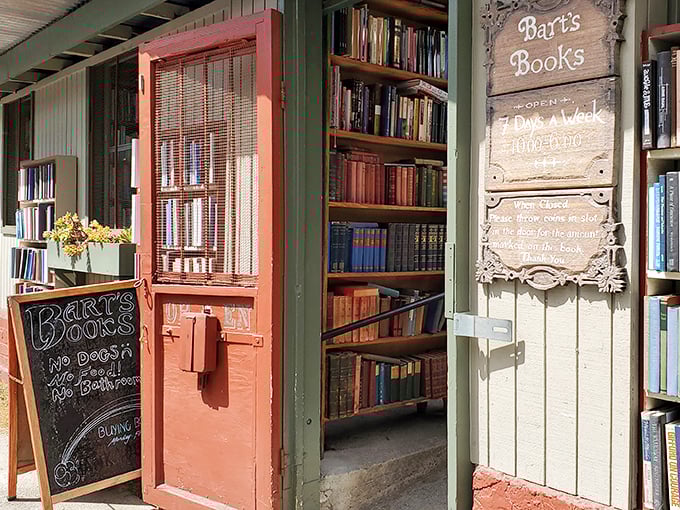 Open-air literature! Bart's Books proves that some of the best stories unfold outside. It's like a year-round book festival.