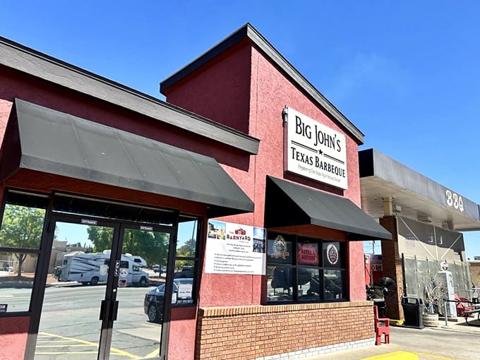 Big John's Texas BBQ: Everything's bigger in Texas, including the flavors that made their way to Page. This red building screams "meat paradise!"