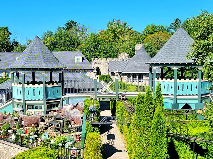 Medieval meets modern at Castle Farms. It's like Downton Abbey decided to vacation in the Midwest and never left.