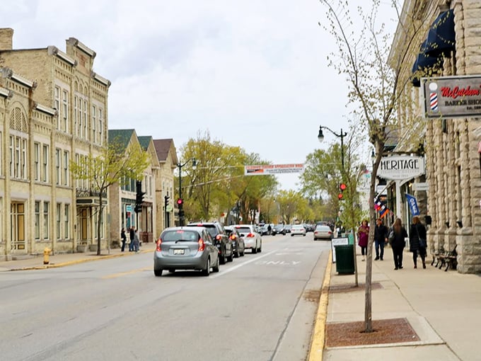 Cedarburg: Quaint meets quirky in this picturesque town. Stone buildings and tree-lined streets create a scene straight out of a Hallmark movie.