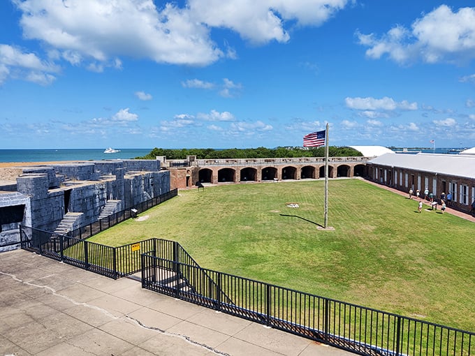 Fort Zachary Taylor: Where cannons and coral reefs coexist. It's the perfect spot for history buffs who forgot their sunscreen.