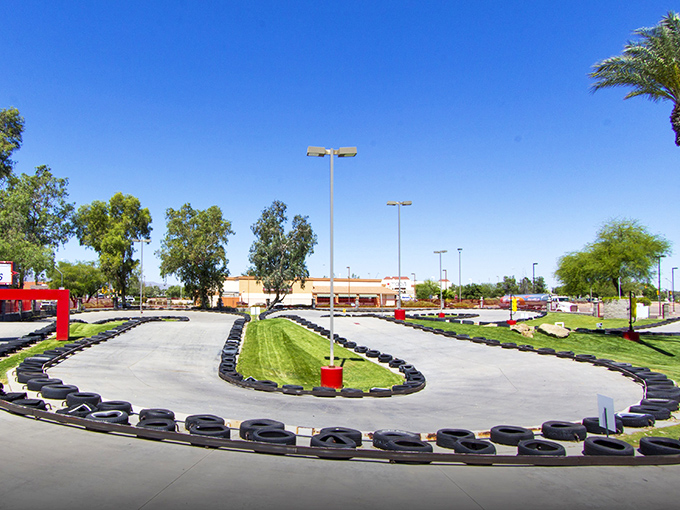 Funtasticks Family Fun Park: Sun, fun, and go-karts galore! It's like someone shrunk Disneyland and added a dash of speed.