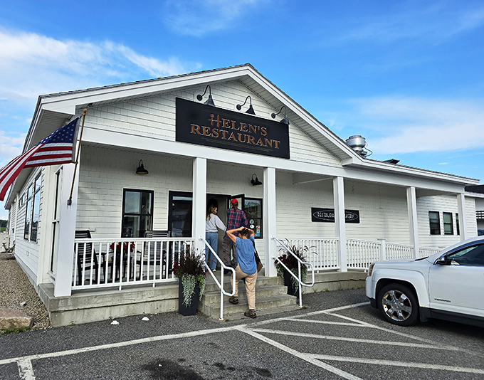 Helen's Restaurant: Where the welcome is as warm as their freshly baked pies. It's like Cheers, but with better food!