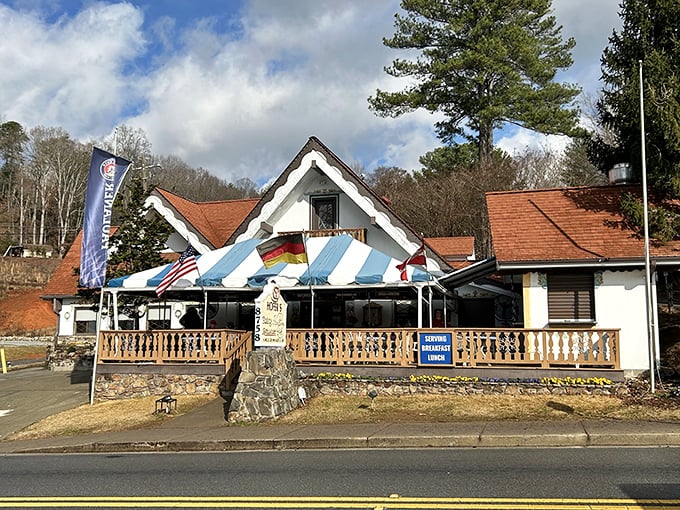 Hofer's: Where the hills are alive with the smell of strudel. This Bavarian beauty will have you yodeling for joy faster than you can say "lederhosen."