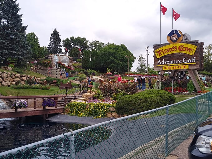 Ahoy, matey! Pirate's Cove turns mini-golf into a swashbuckling adventure. Just don't walk the plank after a triple bogey!