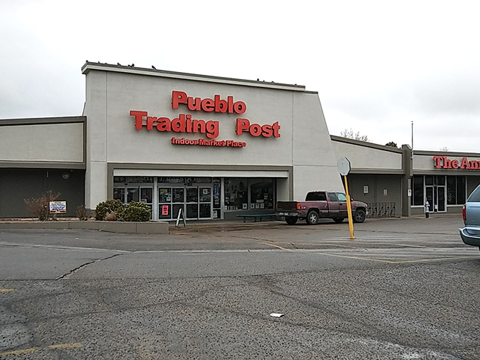 Welcome to the land of "Remember When?" This storefront promises a nostalgic journey through the aisles of yesteryear.